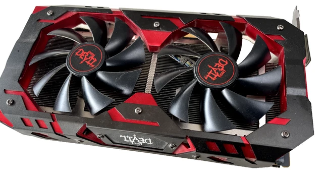 POWERCOLOR RED DEVIL GOLDEN SAMPLE RX 580 8GB GDDR5 AMD Radeon Graphics ...