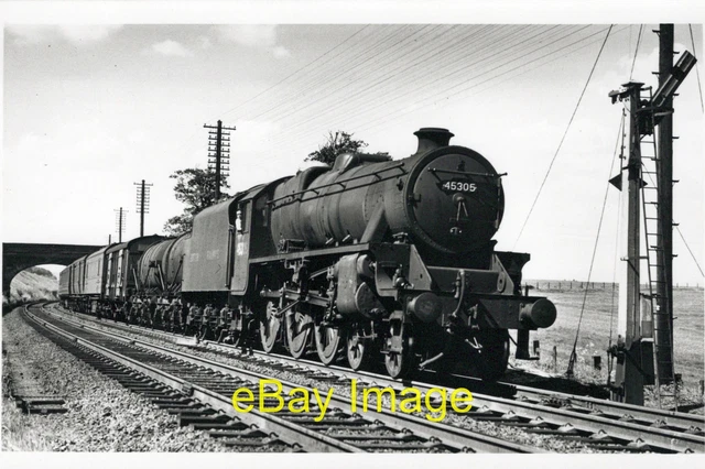 PHOTO RAILWAY LMS 45305 Up Parcels at Clifton and Lowther 11/6/1950 £5. ...