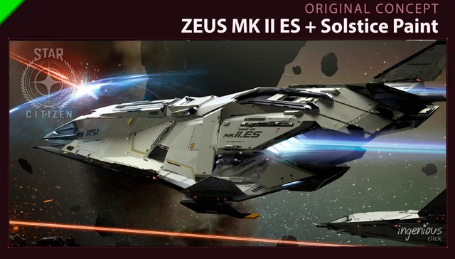 ZEUS MK II ES with Solstice Paint - Original Concept - SHIP LTI - STAR ...