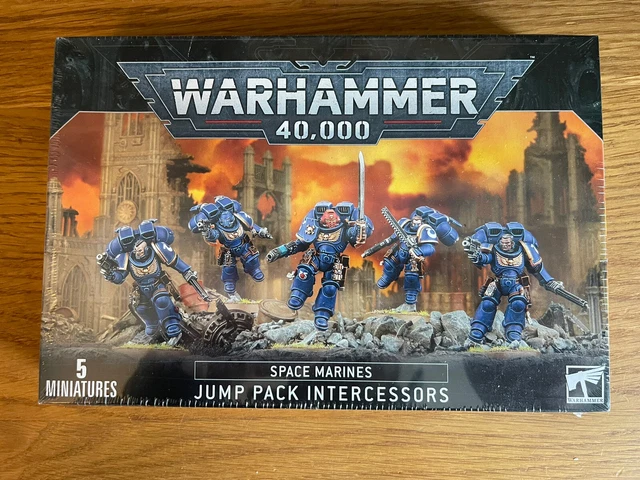 SPACE MARINES JUMP Pack Intercessors Assault Warhammer 40K NEW in BOX £ ...