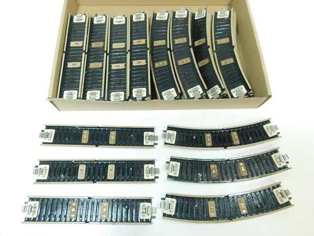 42X MÄRKLIN H0 00 AC track / rail M for 3600/800 / middle connector # ...