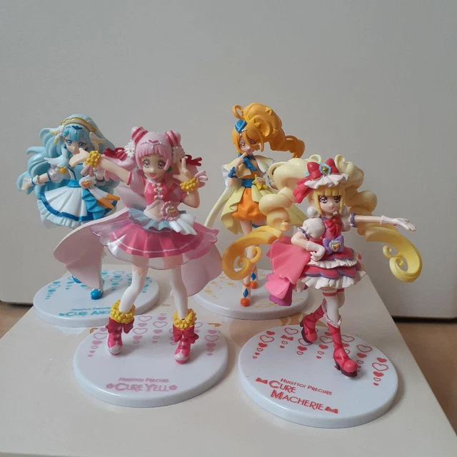 GLITTER FORCE HUG! Precure Figure Set 4 Mascot Toy Doll Pretty Cure ...