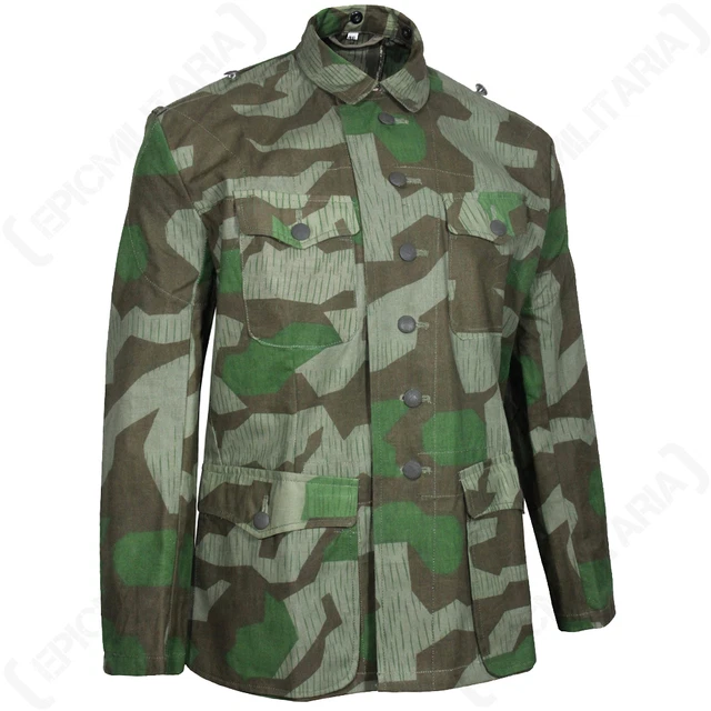 WW2 GERMAN SPLINTER CAMO FIELD BLOUSE - Repro Military Army Jacket Coat ...