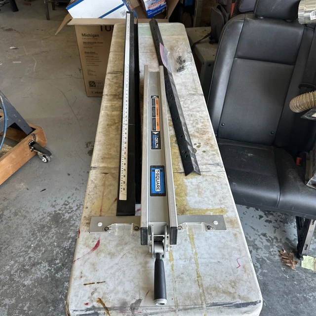 DELTA T-SQUARE TABLE Saw Rip Fence System For 27” Deep Saws Biesemeyer ...