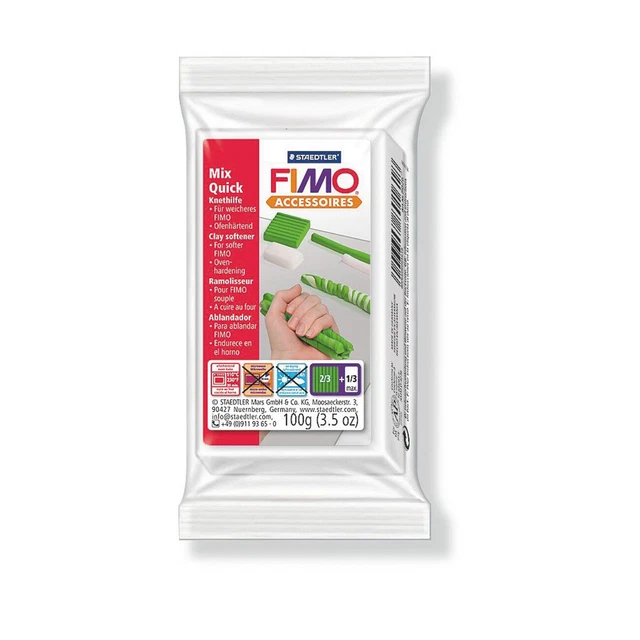 ADOUCISSEUR D'ARGILE RAPIDE original FIMO® Mix (durcissement au four) 100 g EUR 5,95 - PicClick FR