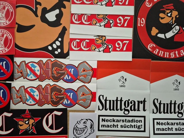 ULTRAS VFB STUTTGART Cannstatter Kurve Aufkleber Sammlung CC97 Kleber ...