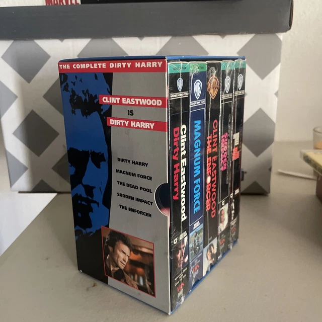 VHS: COMPLETE DIRTY Harry Clint Eastwood Boxset: Magnum Force/Dead Pool ...