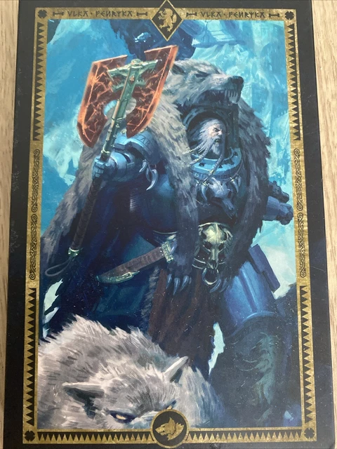 WARHAMMER 40K SPACE Wolves 10th Edition Datasheet Card Pack Space ...