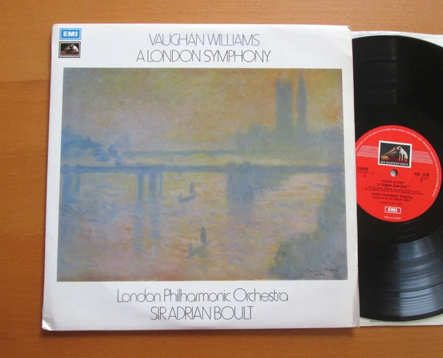 ASD 2740 ED1 Vaughan Williams A London Symphony SIr Adrian Boult EMI ...
