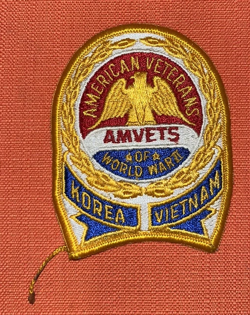 AMVETS AMERICAN VETERANS Of WWII Korea Vietnam Breast Pocket Dress ...