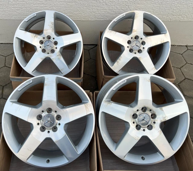 4 X ORIGINAL Mercedes AMG ML GLE W166 19 Zoll Alufelgen A1664011902 8 ...