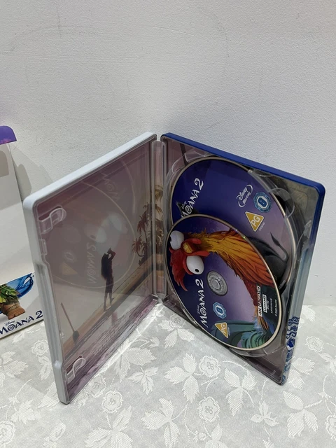 DISNEY'S MOANA 2- 4K UHD + Blu-ray Steelbook (4K UHD Blu-ray) £21.99 ...