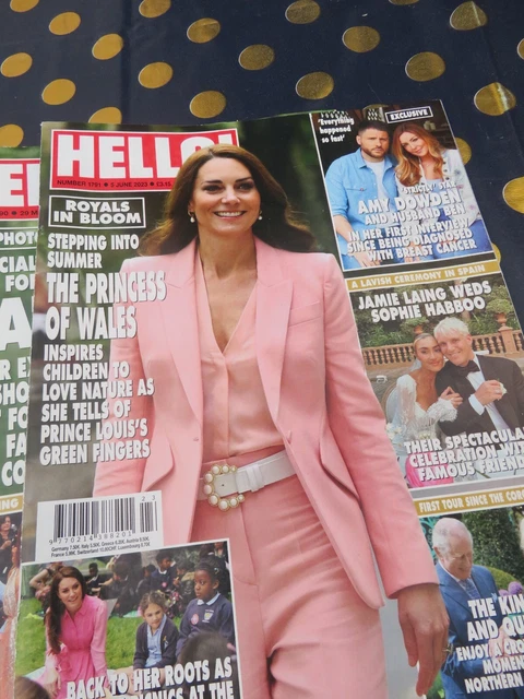 HELLO! MAGAZINE, KATE Middleton, King Charles, Queen Camilla, Amy ...