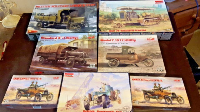 7 WW1 ALLIED Afvs.1/35/Roden,Miniart,Icm £164.00 - PicClick UK