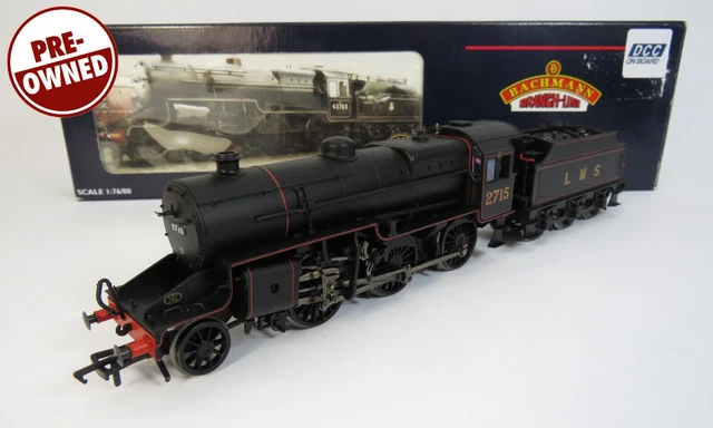 OO BACHMANN 32-176 DCC Fitted CRAB 2715 LMS Black Loco - Fitted Crew ...