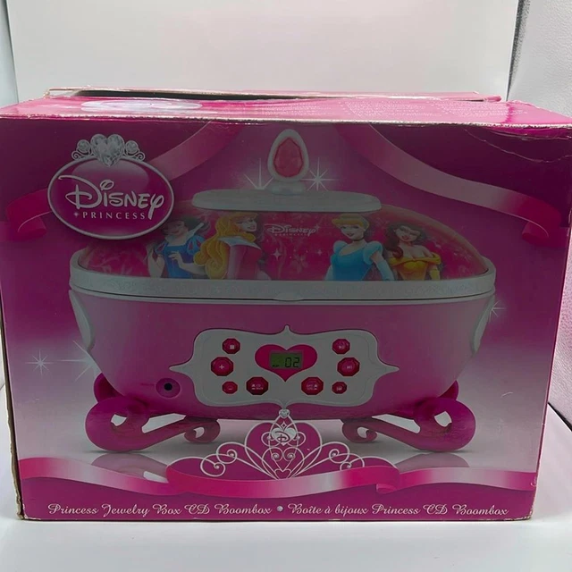DISNEY PRINCESS PINK CD Player Boom Box Jewelry $99.00 - PicClick CA