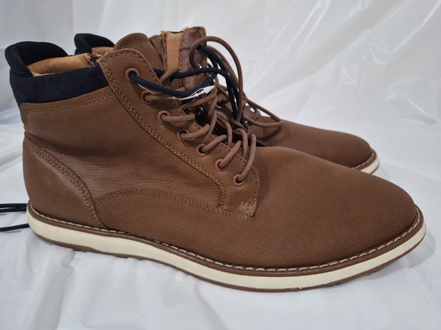 ALDO CONNOR MEN'S Mid-Top Chukka Boots Cognac Size 11 £22.67 - PicClick UK