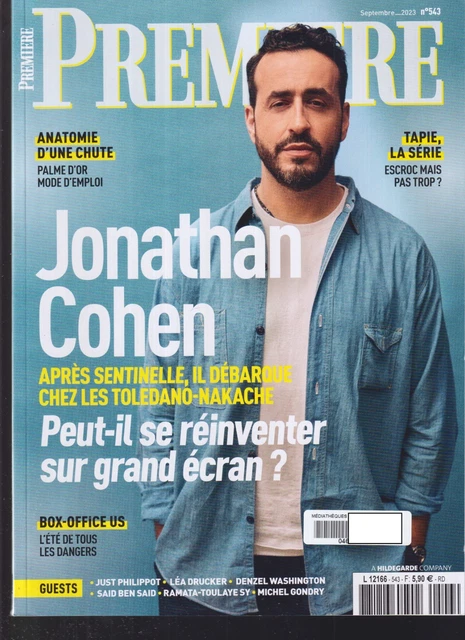 PREMIERE N°543 ANATOMIE D'une Chute / Tapie / J Cohen / J Triet / Said ...
