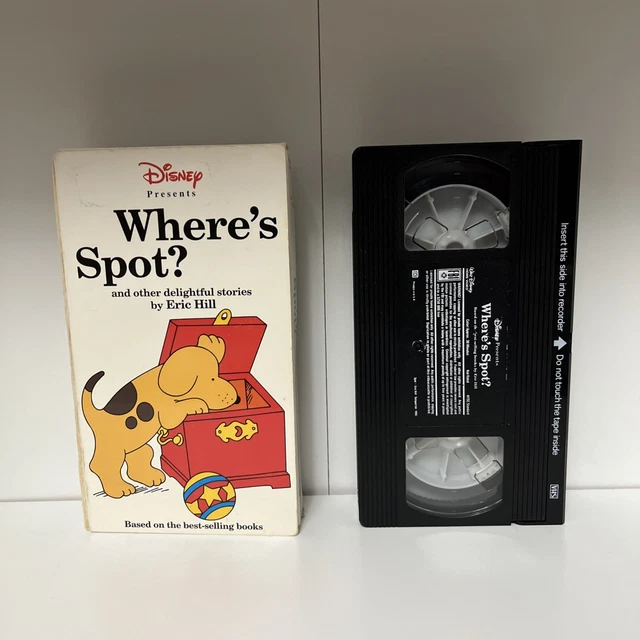WHERE'S SPOT? VHS Good Condition VHS Disney Home Video Spot Eric Hill ...