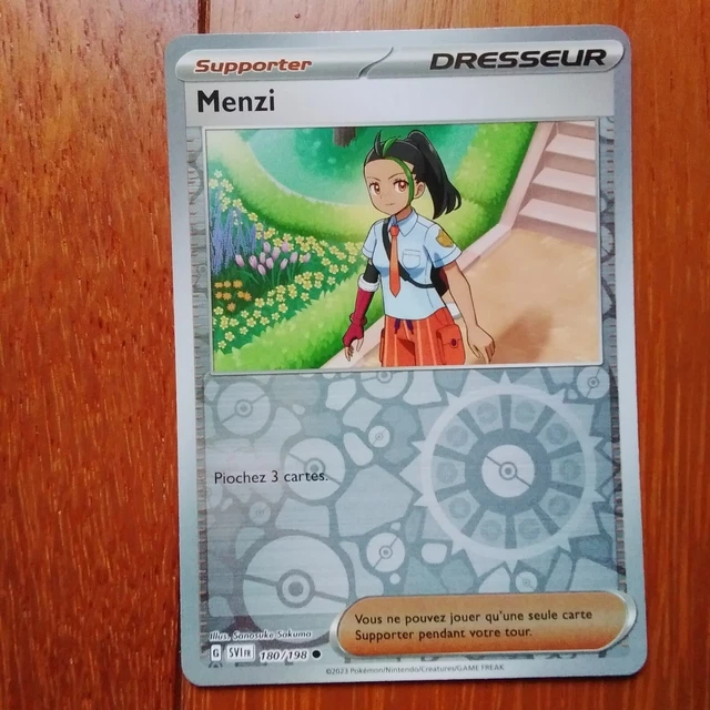 CARTE POKÉMON MENZI 180/198 reverse Ecarlate et Violet FR EUR 2,00 ...