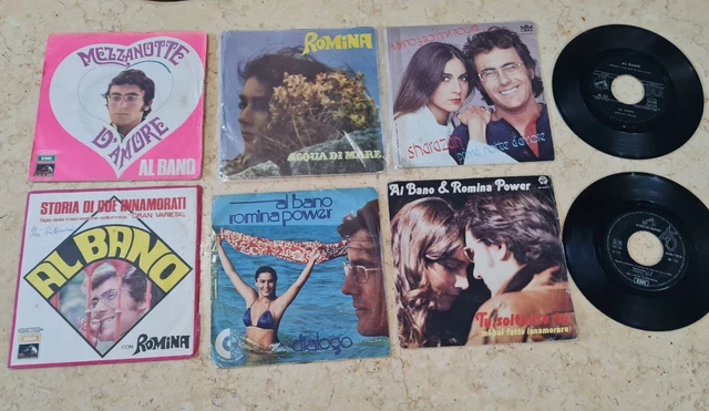 AL BANO E ROMINA POWER 45 giri vinile - LOTTO 45 Giri DISCO 8 Dischi ...