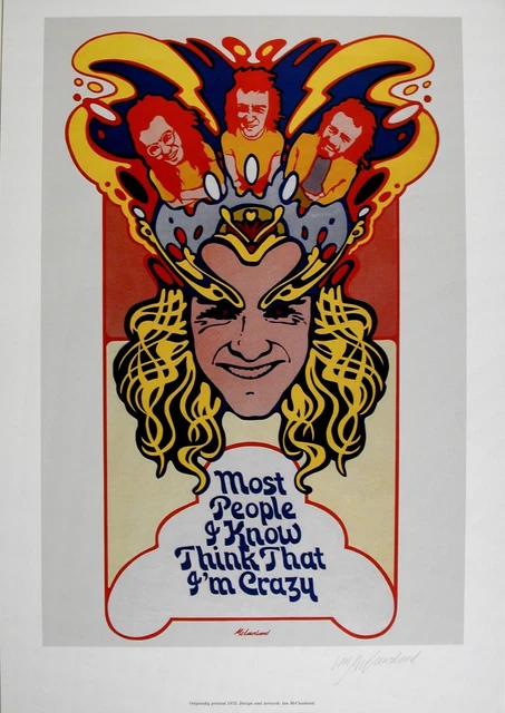 BILLY THORPE 'MOST People' Rare Ltd. Ed. Band Poster $29.95 - PicClick AU