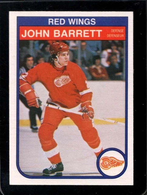 1982-83 O-PEE-CHEE #80 John Barrett Exmt (Rc) Ailes Rouges *Xr29553 EUR ...