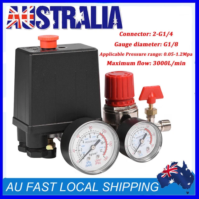 SMALL AIR COMPRESSOR Pressure Switch Control Regulator Valve With ...