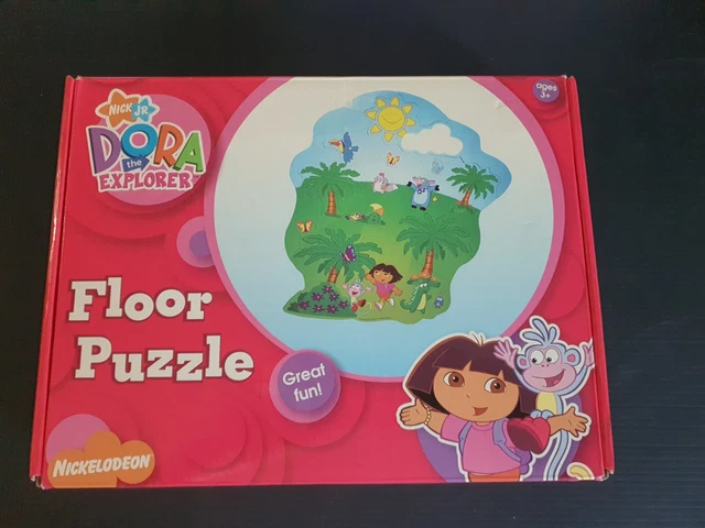 NICK JR DORA The Explorer Shaped Wooden Floor Jigsaw Puzzle Age 3 nick-jr-dora-the-explorer-shaped-wooden-floor-jigsaw-puzzle-age-3