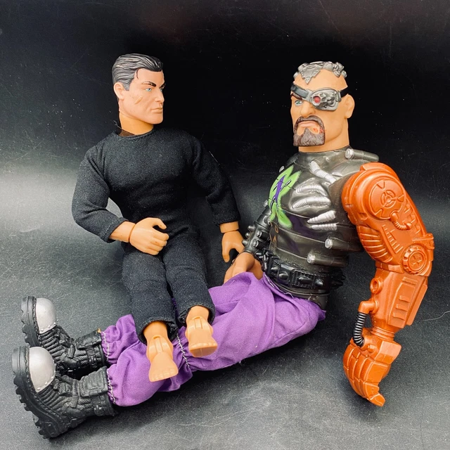 ACTION MAN & Dr X Articulated Limbs 1993 & 2000 Hasbro Trousers Sprung ...
