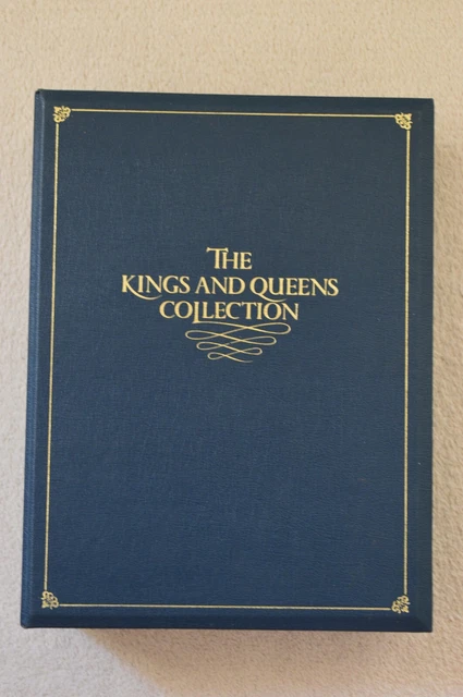 THE KINGS AND Queens Collection Gold Pl. Sterling silver proof John ...