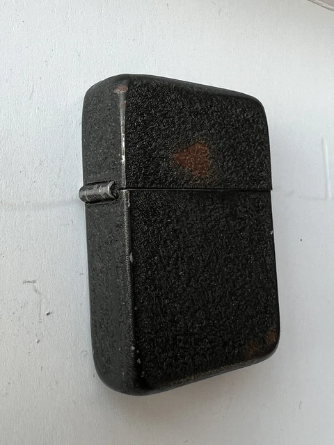 ZIPPO LIGHTER 1942 - 1945 World War2 WW2 Black Crackle Original ...