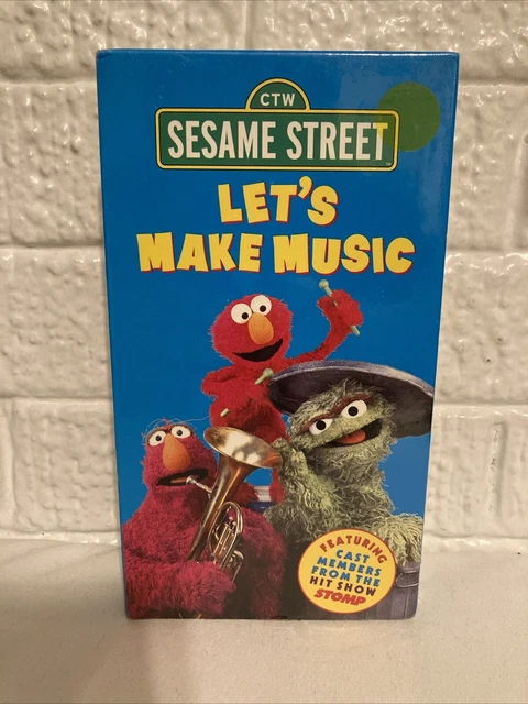 SESAME STREET - Lets Make Music (VHS, 2000) Sealed Brand New £23.65 ...