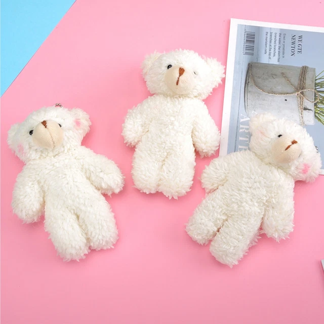 ANIMAL PLUSHIE DOLL Toy Pearl Velvet Multifunctional Small Plush Bear ...