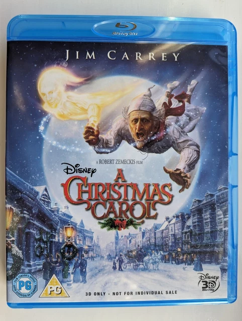 DISNEY'S A CHRISTMAS Carol (3D Blu-ray 2010) Jim Carrey, Gary Oldman ...