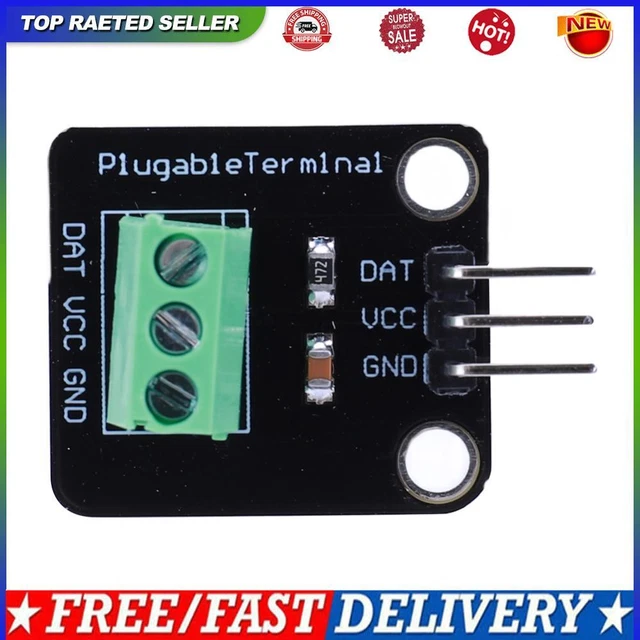 DS18B20 TEMPERATURE SENSOR Terminal Adapter Modules Temperature Sensor ...