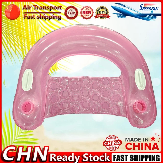 PVC WATER SEAT Ring Foldable Inflatable Soft Durable Adult for Beach ...
