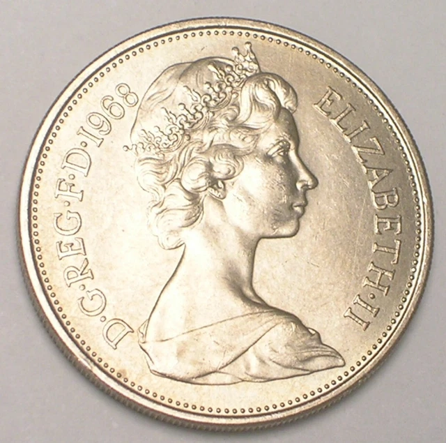 1968 UK BRITAIN British 10 New Pence Lion Coin XF $6.85 - PicClick AU