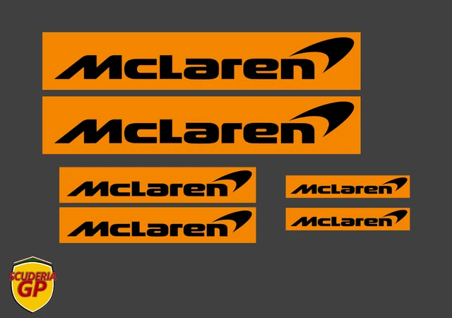 MCLAREN F1 LOGO Stickers Vinyl Decals 1963-2023 - Scuderia GP £4.50 ...