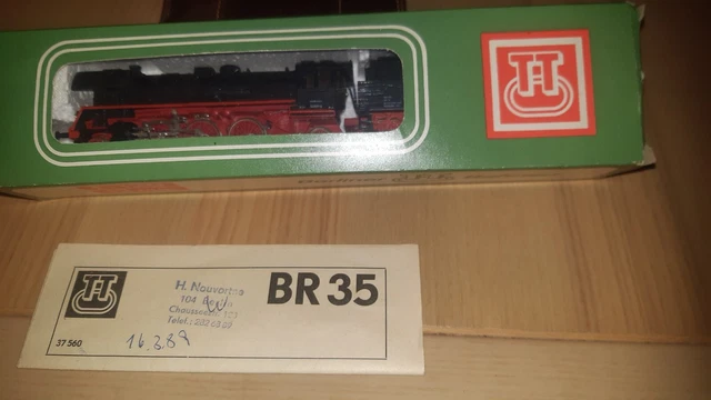 MODELLBAHNLOK TT BR35 Orginalverpackt Unbespielt Mit Kaufnachweiss 16. ...