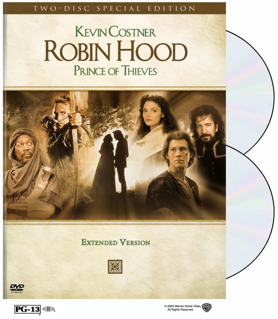 ROBIN HOOD - Prince of Thieves Two-Disc Special.. (DVD) (VG) (Complete ...
