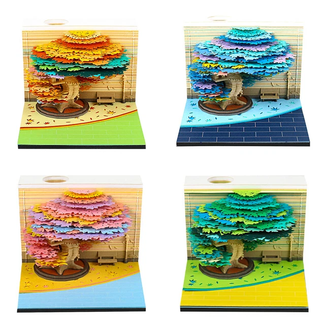 TREE DESK CALENDAR 2025 Calendar Memo Pad Creative Desk Calendar DIY ...