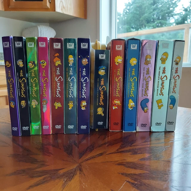 THE SIMPSONS DVD Lot Seasons 1 through 9 & Seasons 13 through 16 Full ...