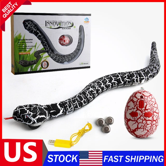 INFRARED RC REMOTE Control Snake Realistic Prank Fun Toy New USB ...
