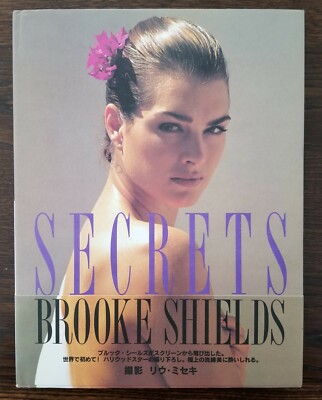 BROOKE SHIELDS SECRETS par Miseki Liu 1993 japonais livre photo avec ...