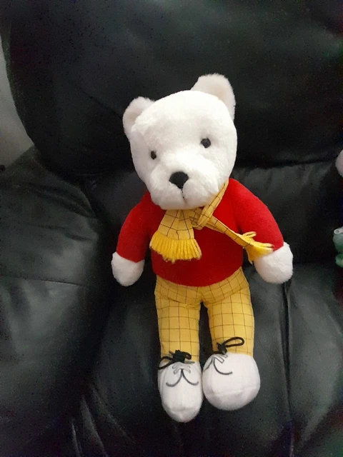 RUPERT THE BEAR Plush Teddy By Golden Bear 1992 18” Vintage Original £ ...