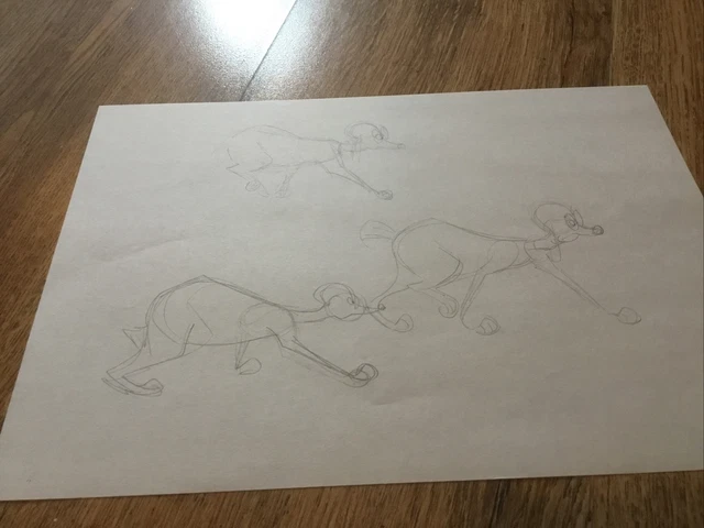 ORIGINAL COSGROVE HALL Animation - All Dogs Go To Heaven Sketch £10.00 ...