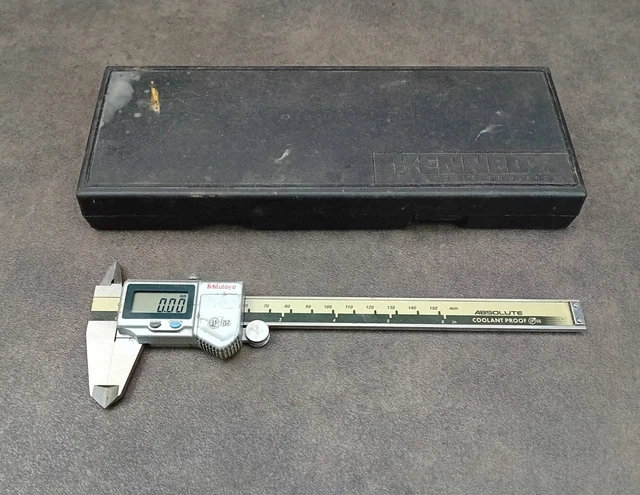 MITUTOYO DIGITAL VERNIER Caliper CD-6" PS Coolant Proof IP66 150mm/6 ...