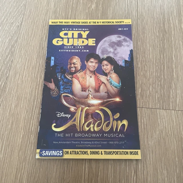 ALADDIN THE MUSICAL Theatre City Guide! Magazine / Programme! Playbill ...