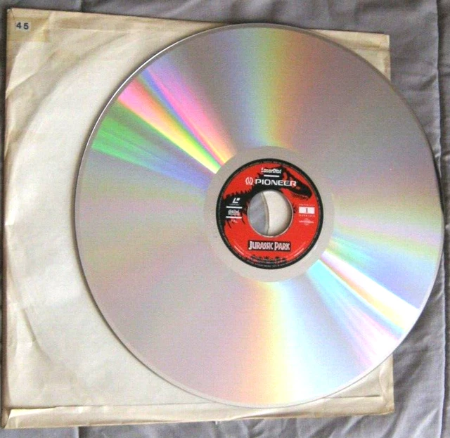ANCIEN RARE LASERDISC PAL VIDEO - Année 1994 - JURASSIC PARK sans la ...